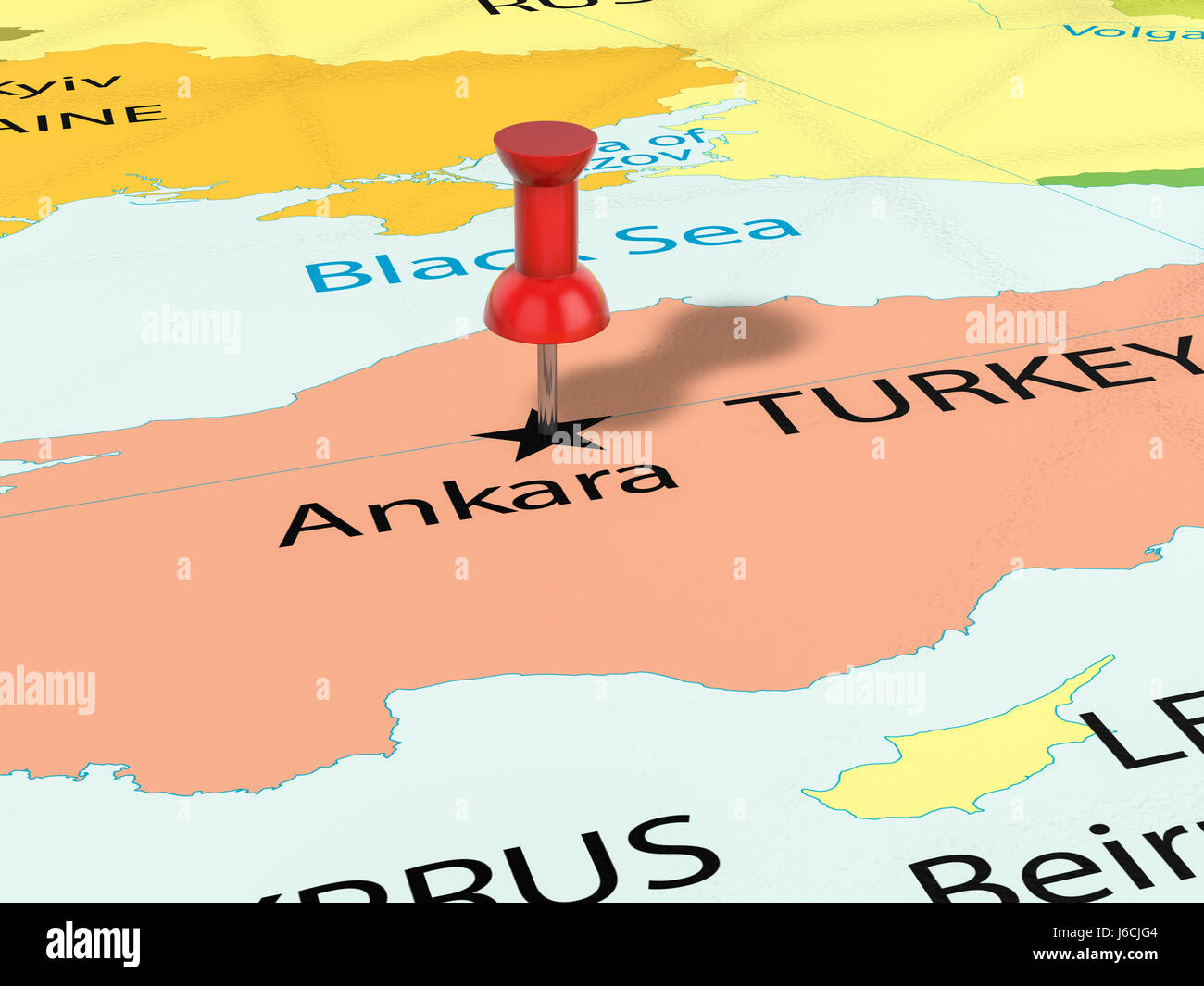 Ankara map hi-res stock photography and images - Alamy