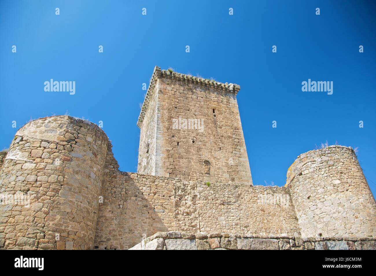 tower monument stone spain castle turret landmark ancient chateau tower ...