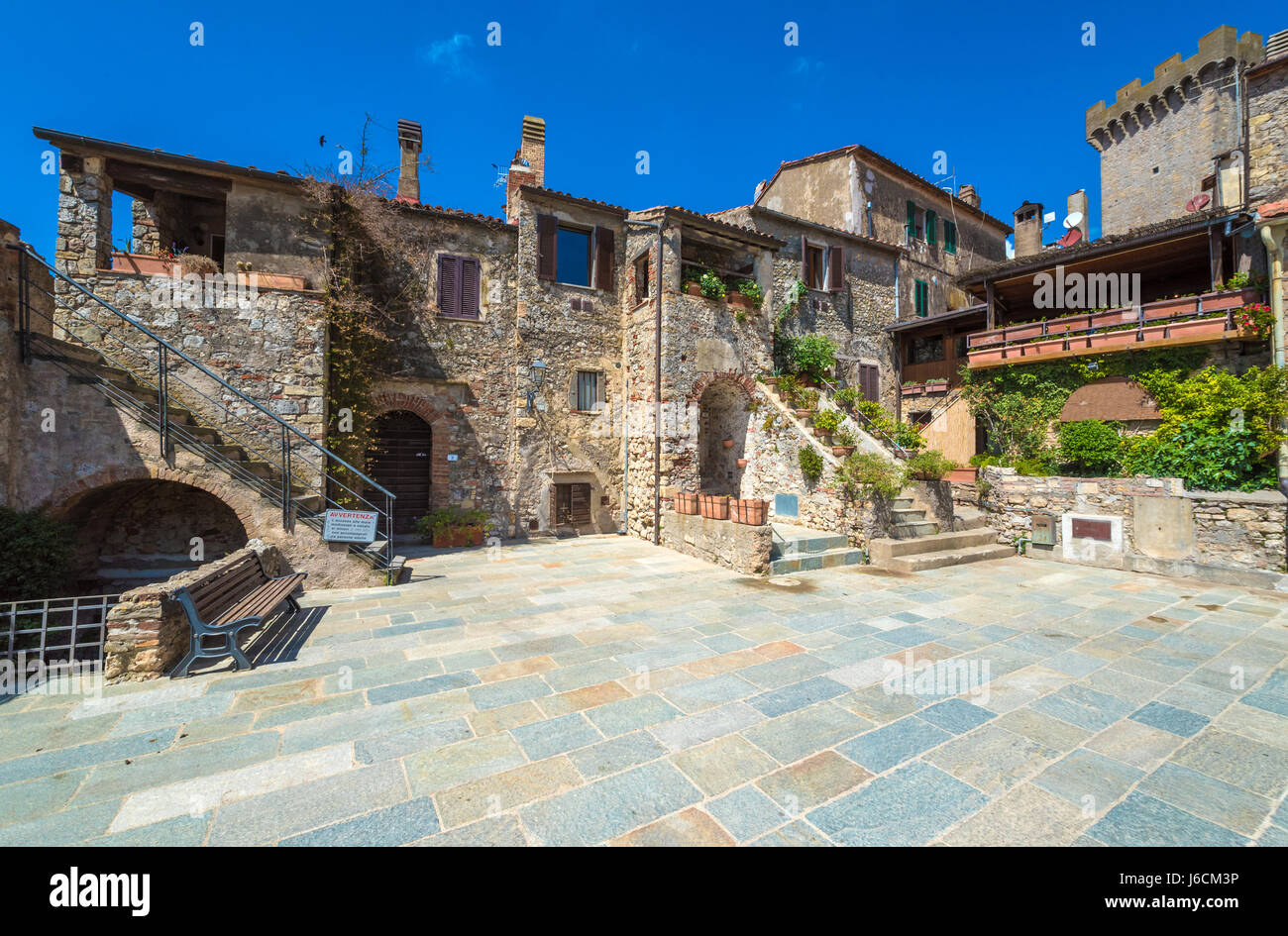 Capalbio, Italy - The historic center of the medieval town in Tuscany ...