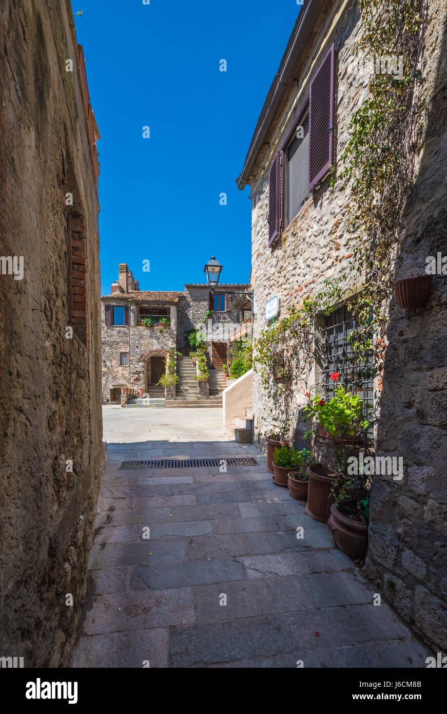 Capalbio, Italy - The historic center of the medieval town in Tuscany ...