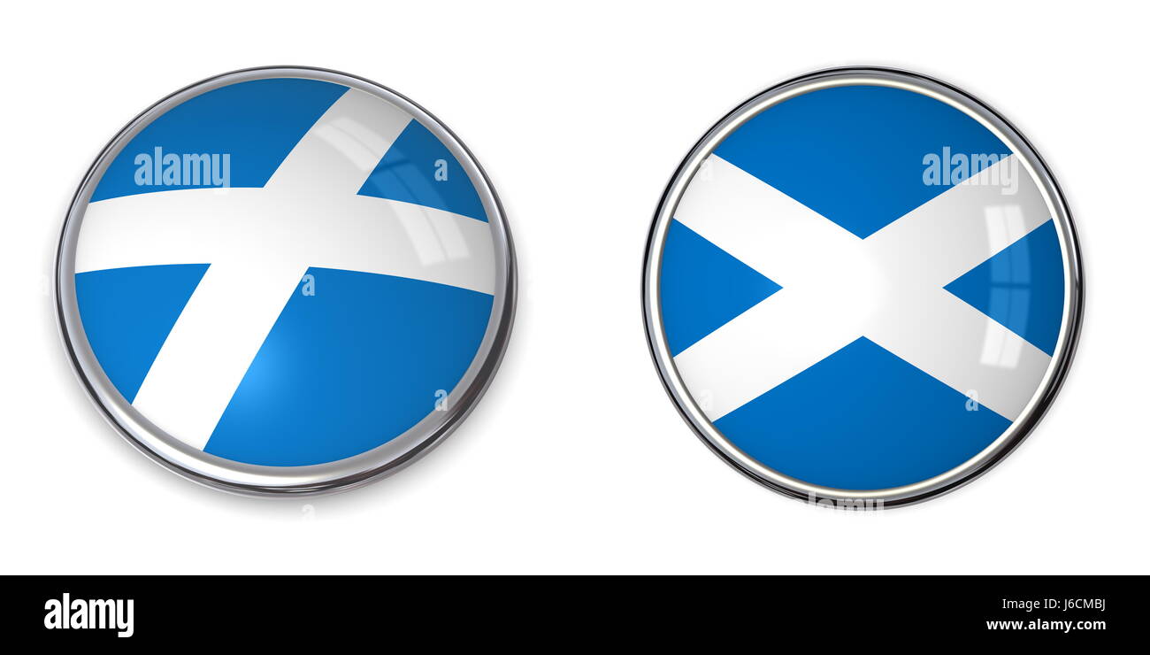 flag button scotland banner scottish badge sticker stickers travel ...