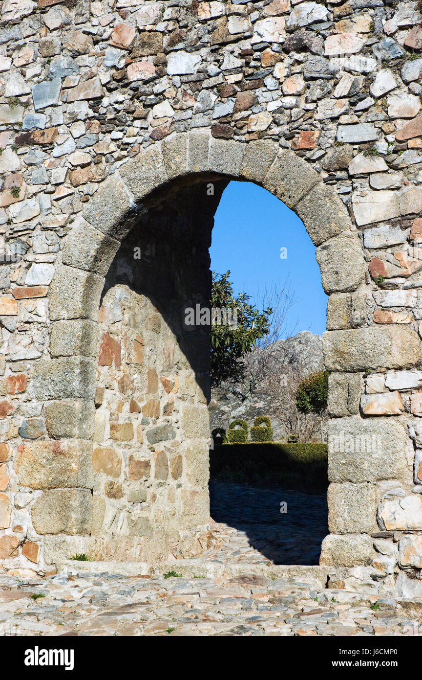 monument arch entrance fortress fortification medieval castle walls ...