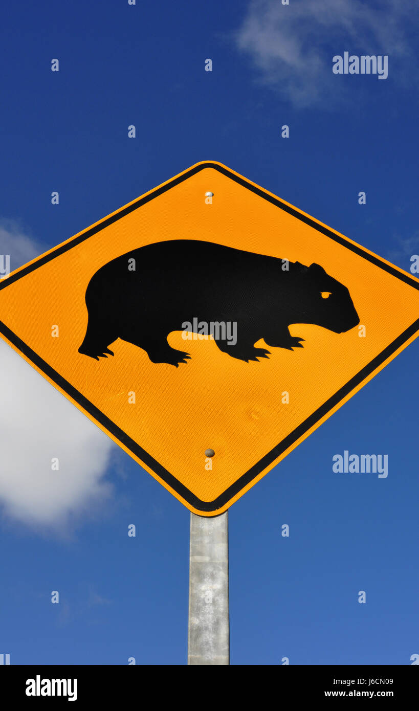 animal traffic transportation australia information board sign signal ...