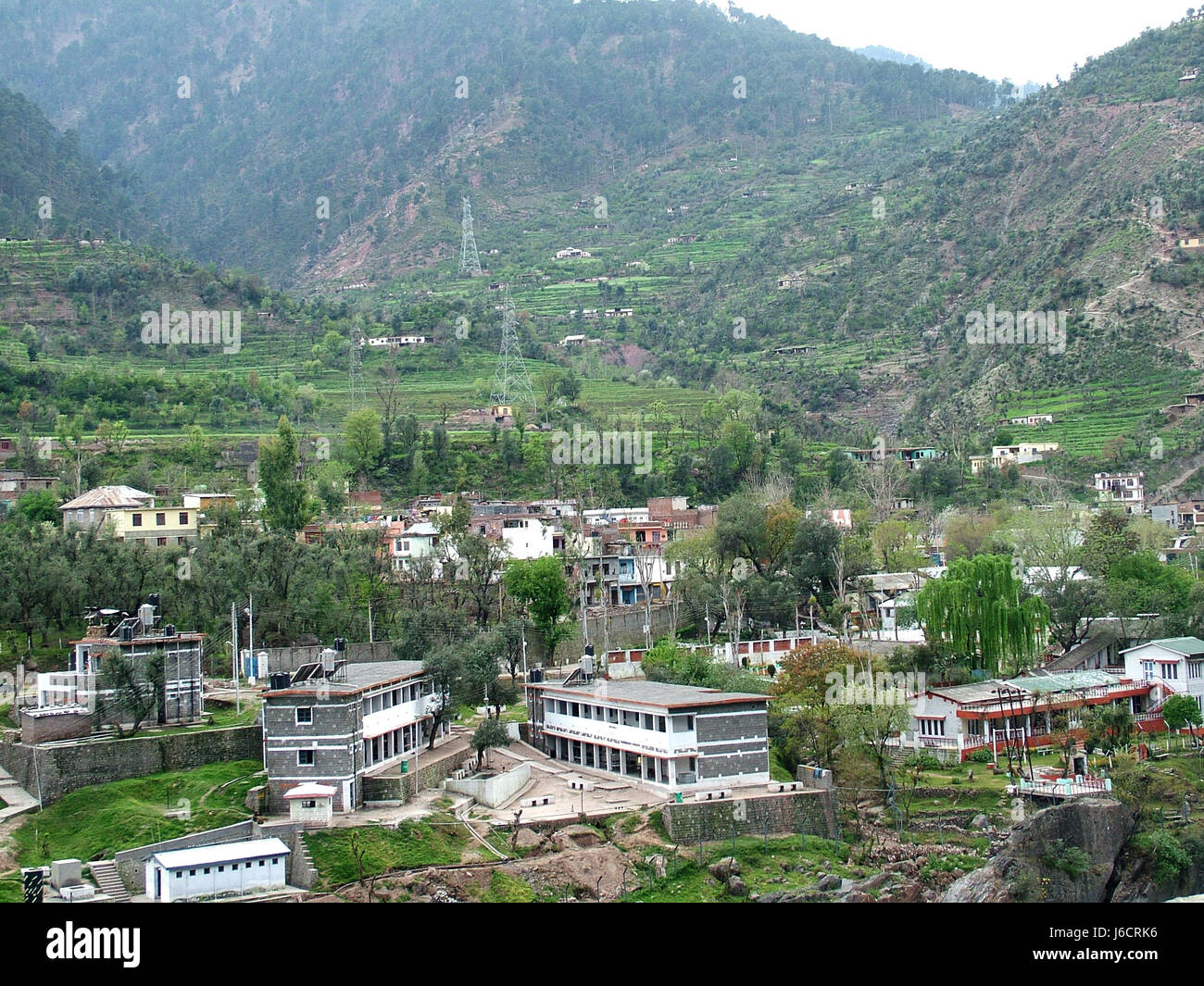 Beautifull village road hi-res stock photography and images - Alamy