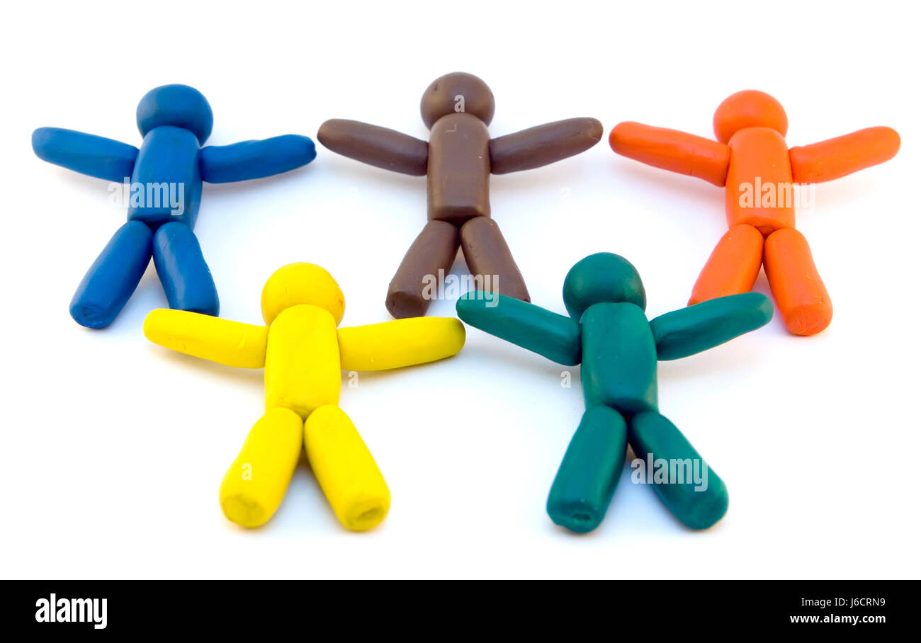 Plasticine figure picture Cut Out Stock Images & Pictures - Alamy