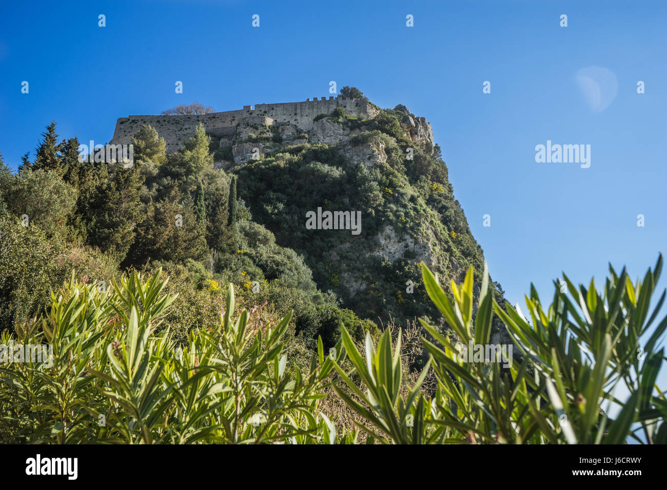 Angelocastro fortress in Corfu island, Greece Stock Photo - Alamy