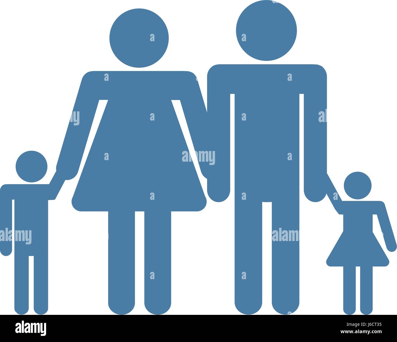 pictogram family icon Stock Vector Image & Art - Alamy