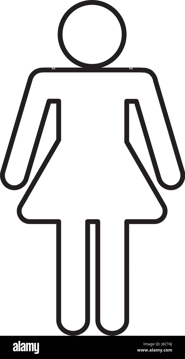 pictogram woman icon Stock Vector Image & Art - Alamy