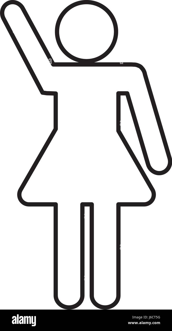 pictogram woman icon Stock Vector Image & Art - Alamy