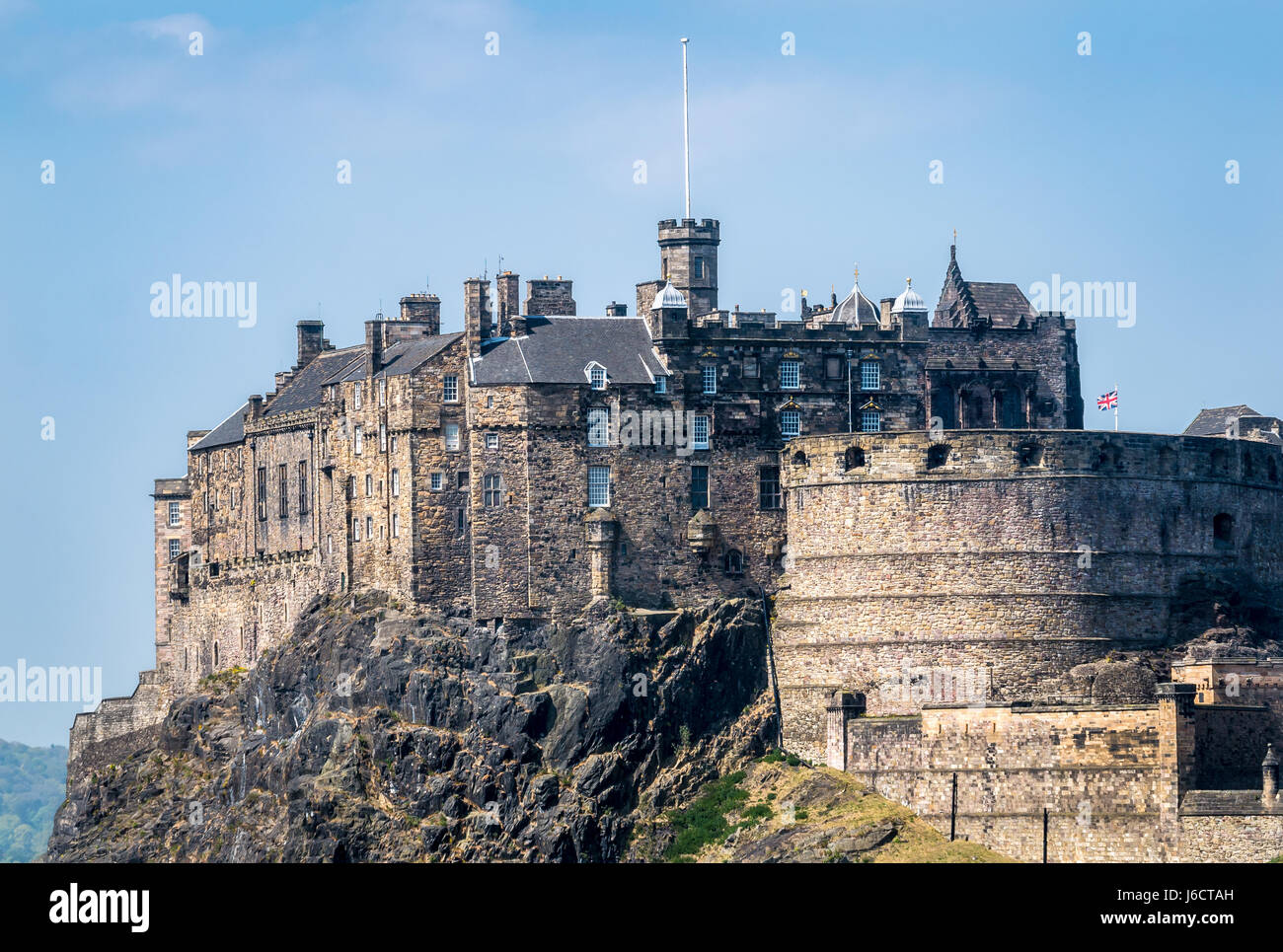 Old edinburgh castle hi-res stock photography and images - Alamy