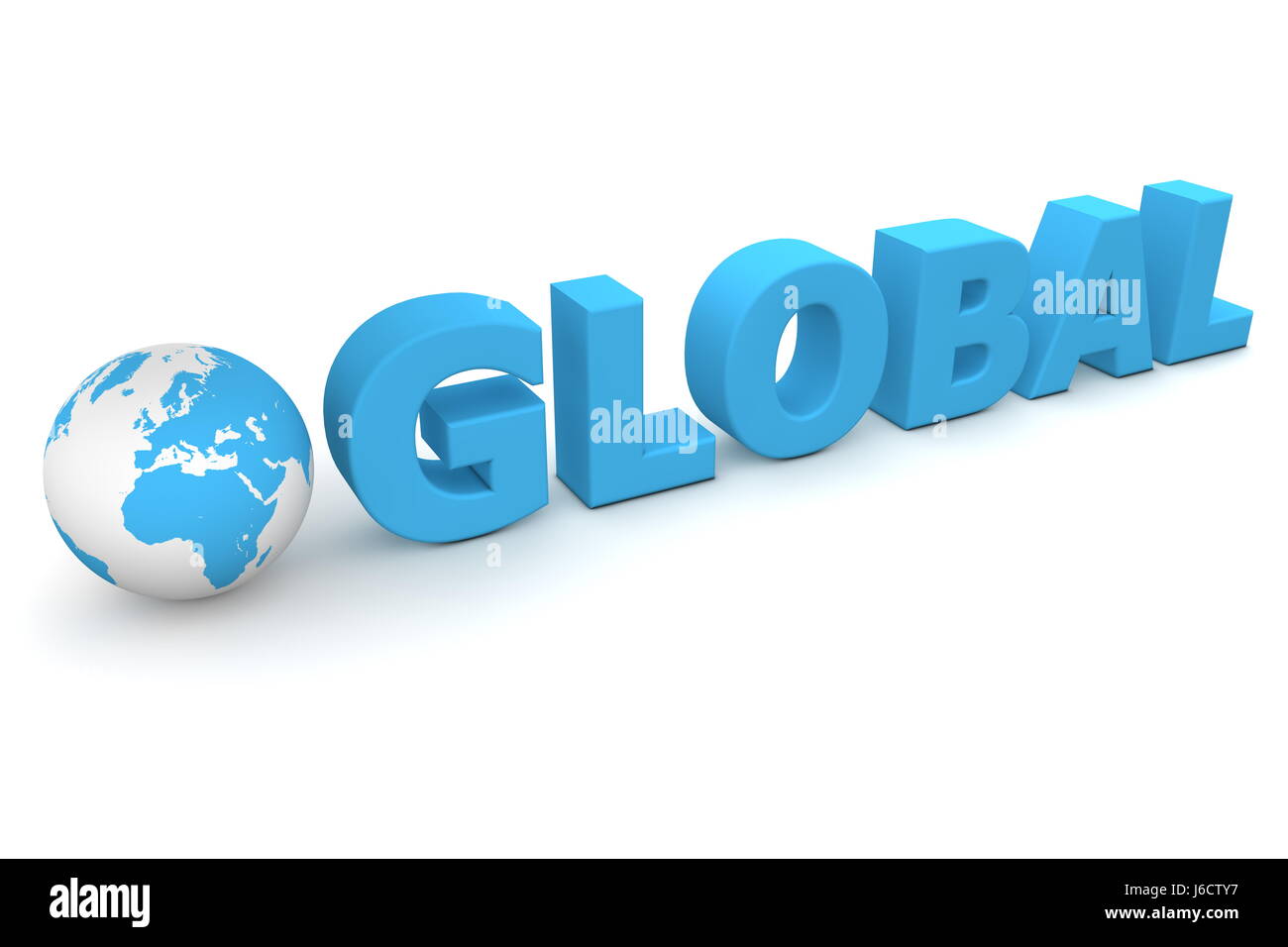 blue letters word globe planet earth world global blue isolated asia ...