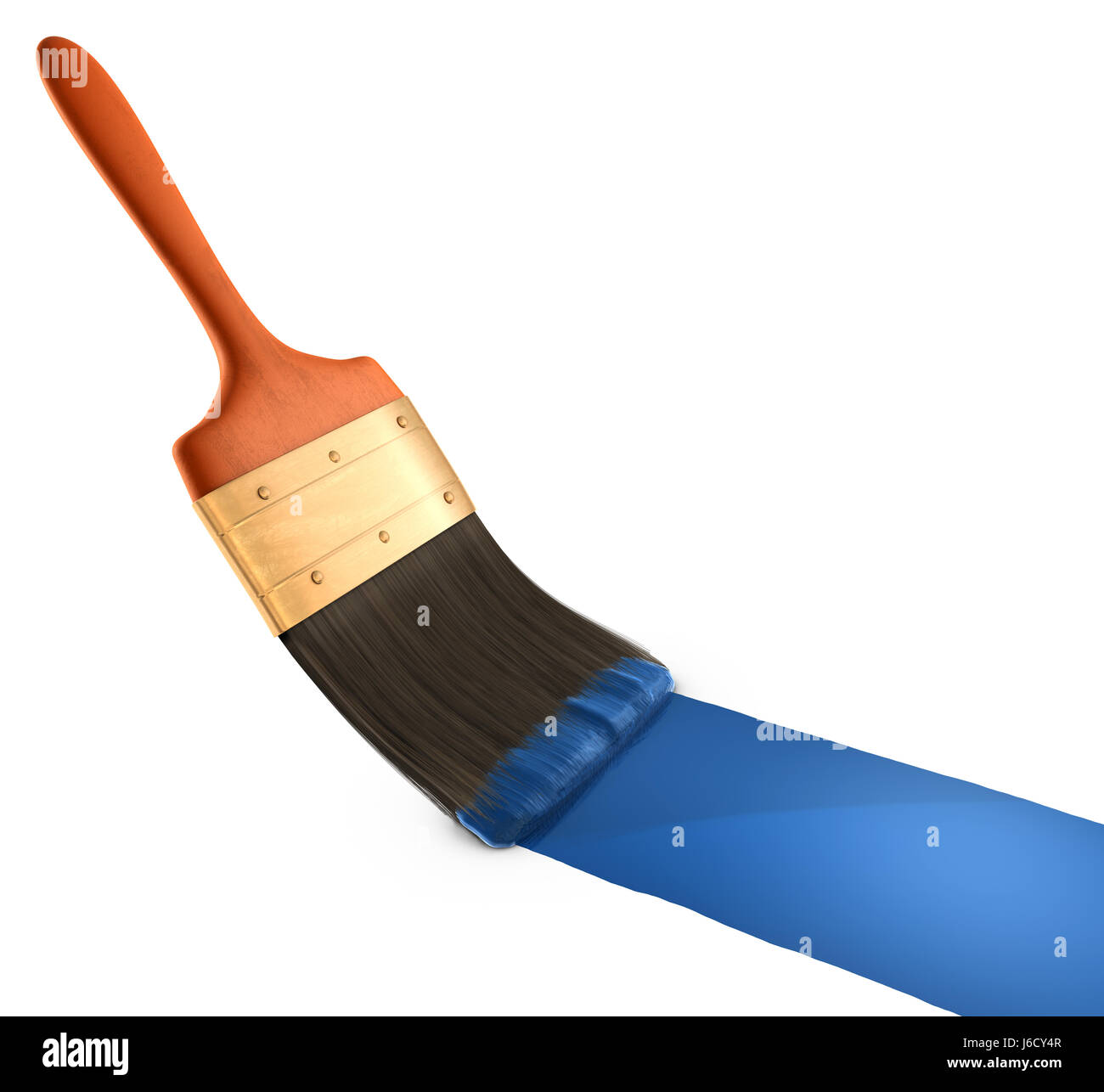 blue painting brush paint creative arts paintbrush brushing color blue ...