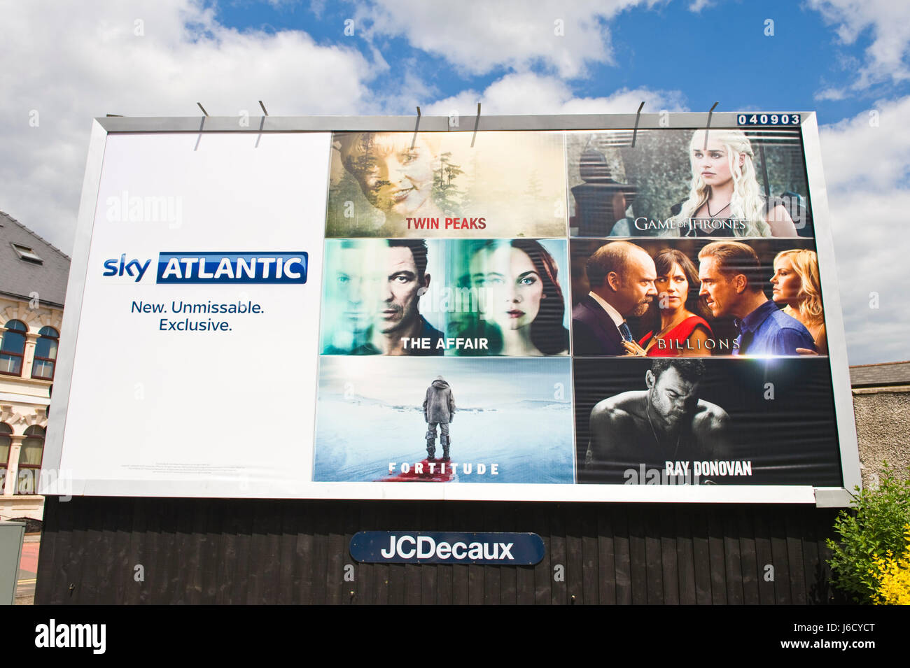 Sky Atlantic 48 Sheet Poster Advertising Billboard On JCDecaux Site In