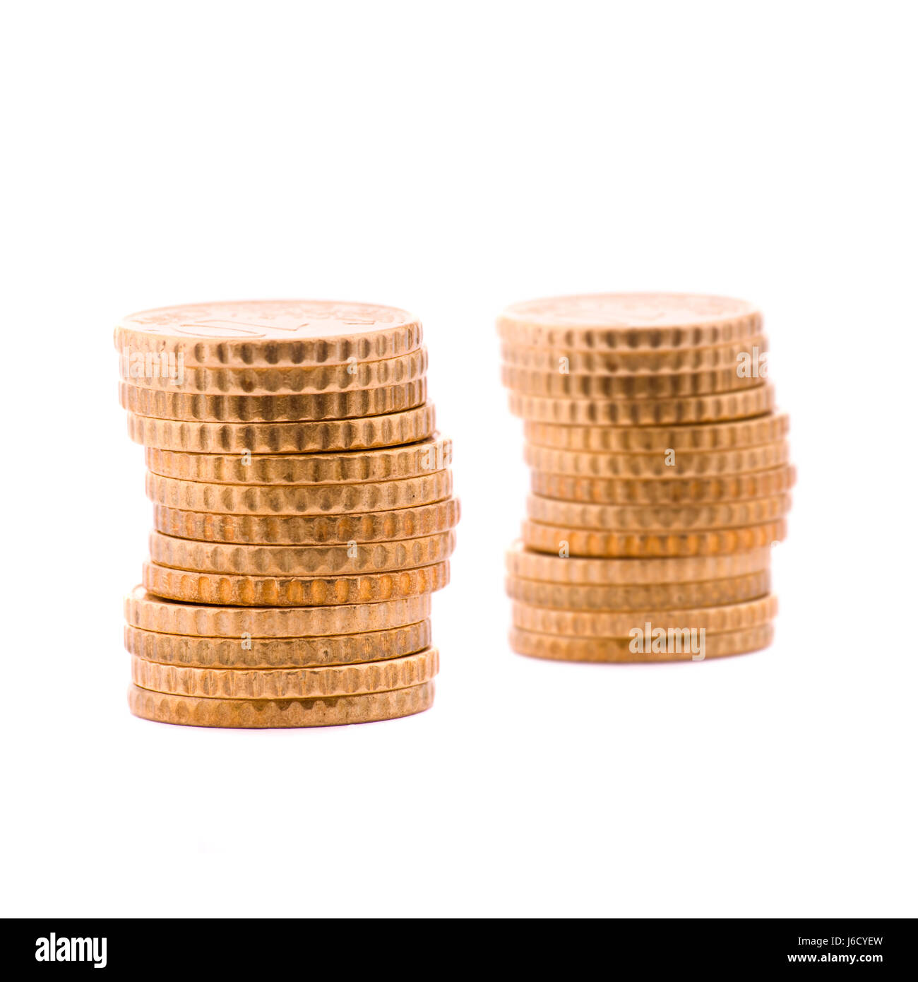 some several a few currency coins stack borders financial crisis money ...