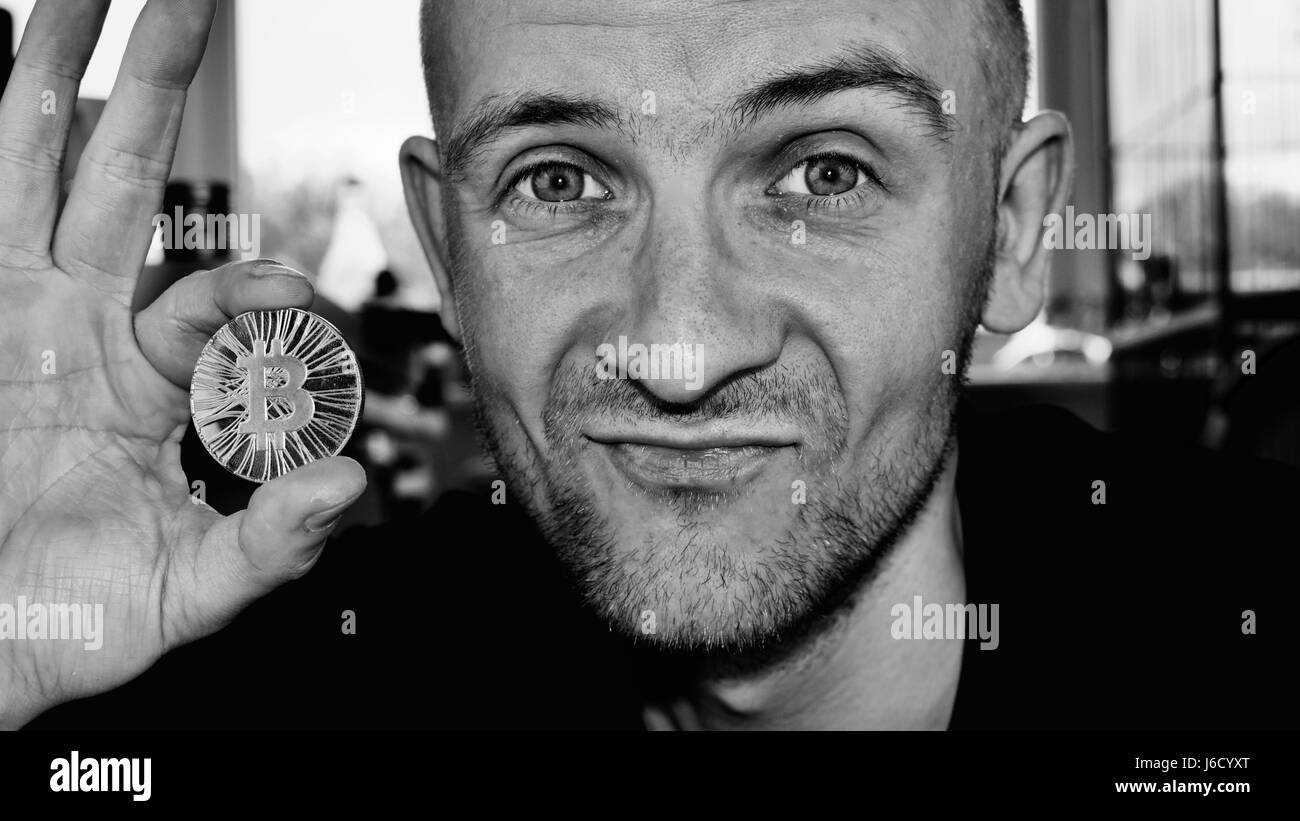 Cryptocurrency payments Black and White Stock Photos & Images - Alamy