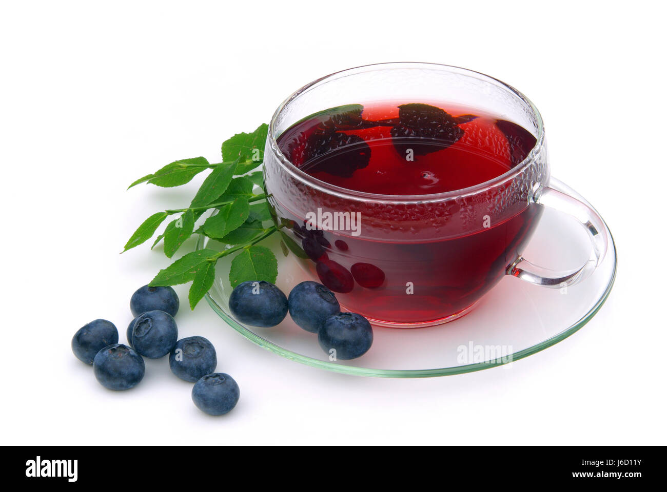 tea blueberry - blueberry tea 01 Stock Photo - Alamy