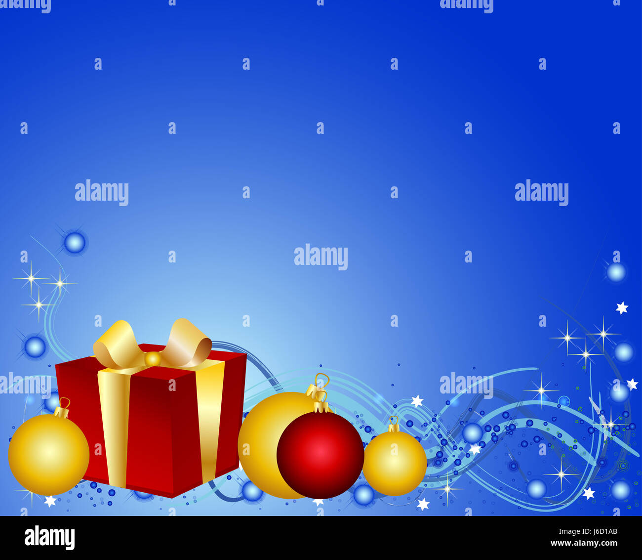 blue background with gifts Stock Photo - Alamy