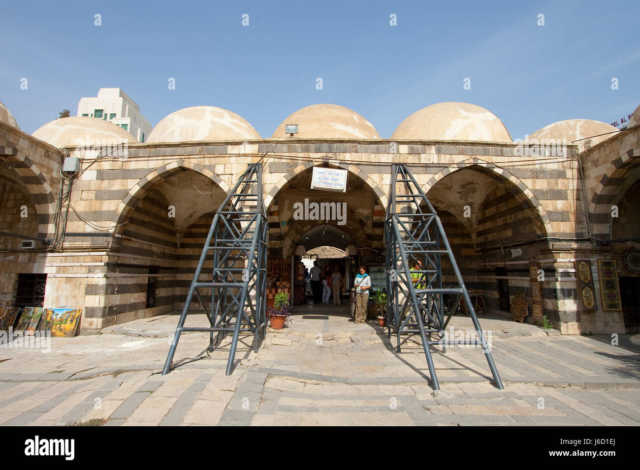 asia traditional typical middle syria east building colour arab day ...