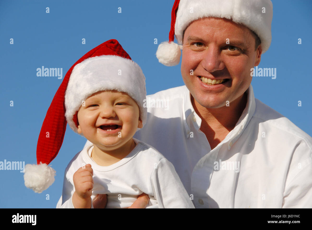 christmas portrait - father - child Stock Photo - Alamy