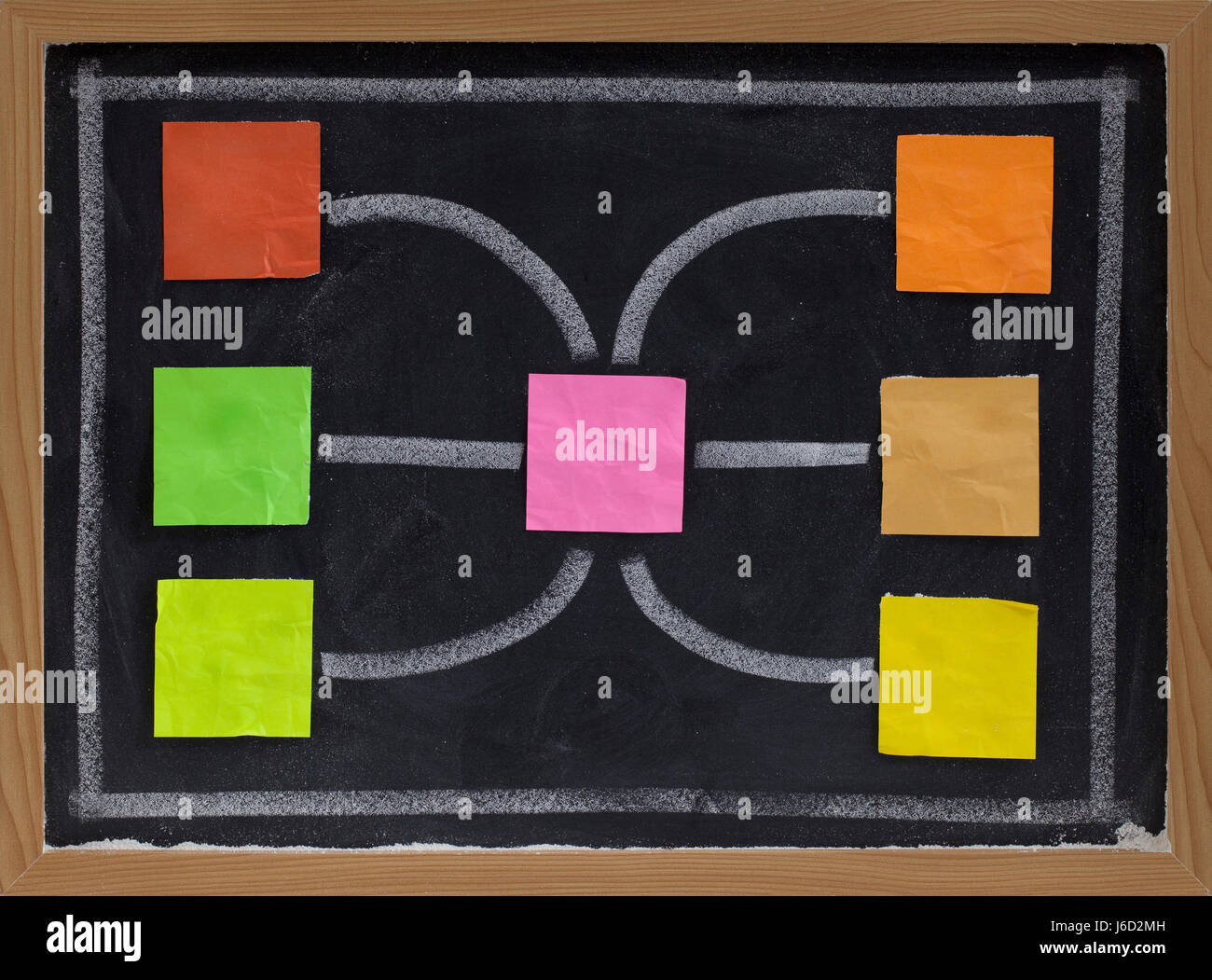 Blank flowchart mind map network hi-res stock photography and images ...