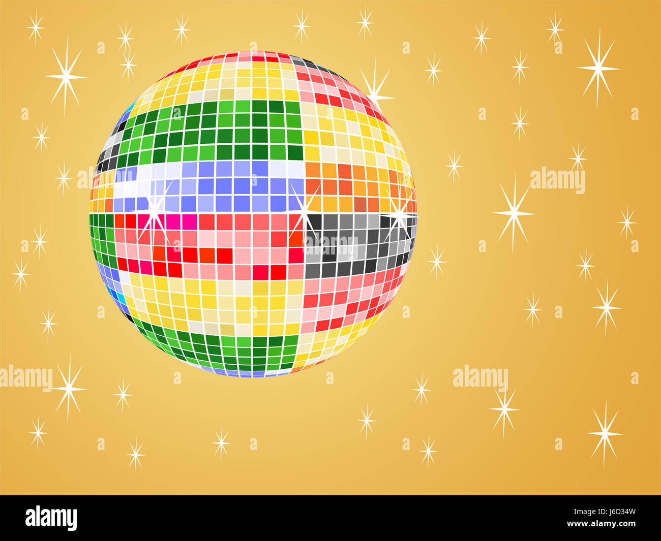 colorful disco ball Stock Photo - Alamy