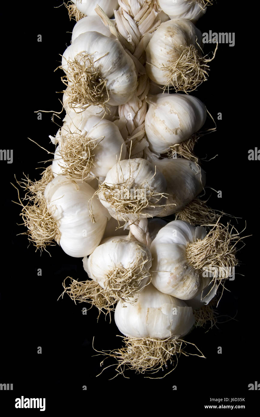 plait food aliment vegetable raw lichens garlic braid bunch fresh ...