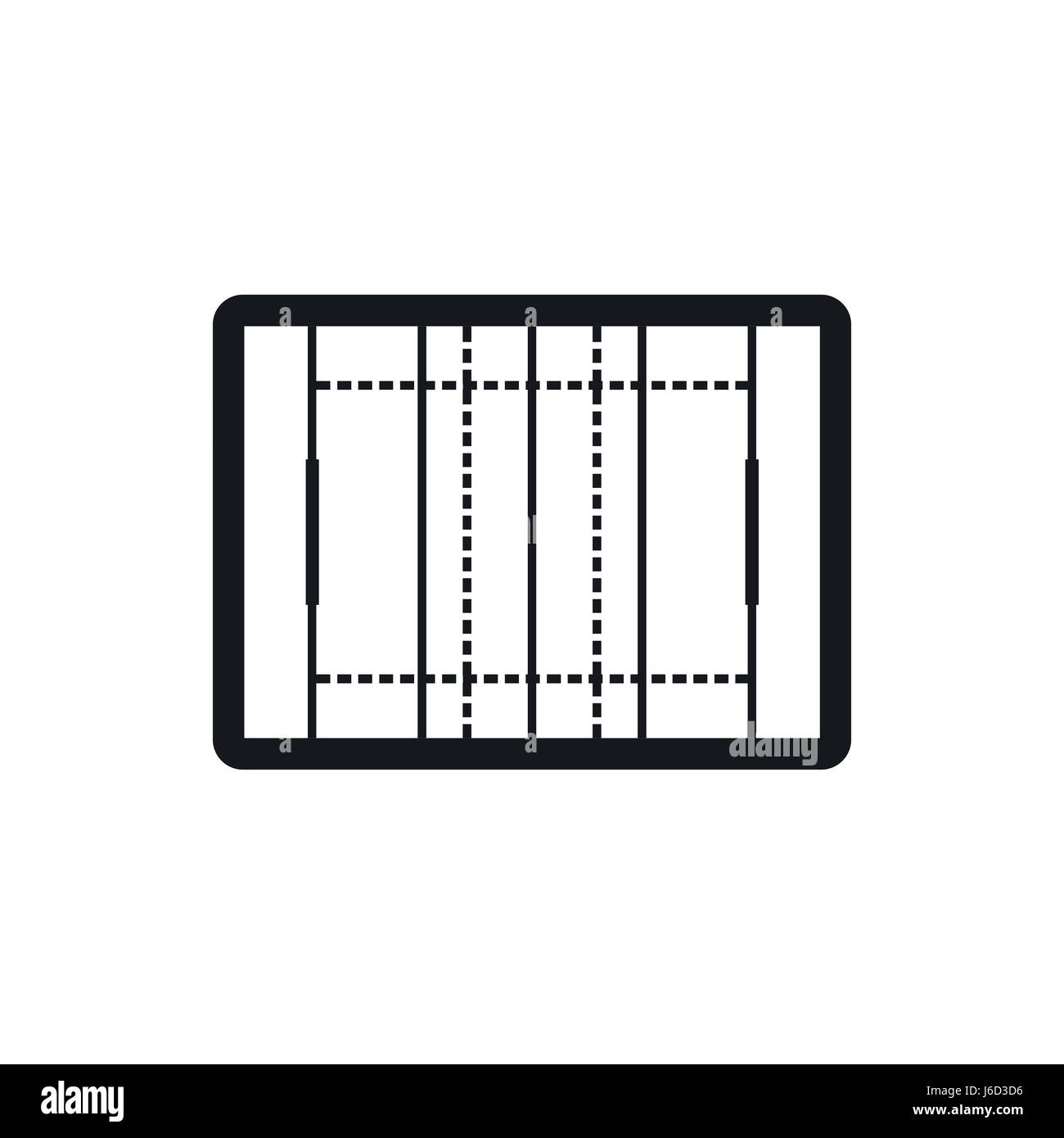 Football pitch grass aerial Stock Vector Images - Alamy