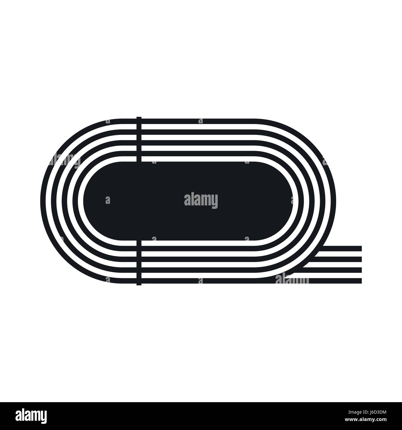 Athletic stadium icon, simple style Stock Vector Image & Art - Alamy