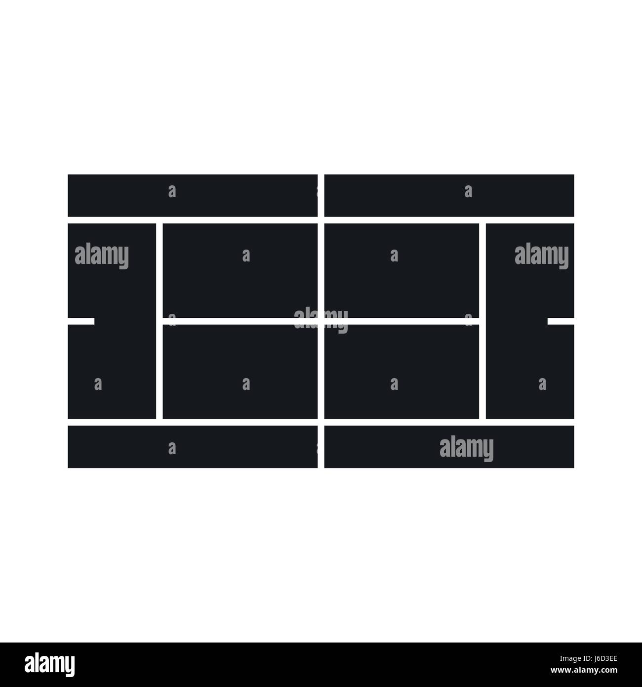 Net in tennis field Cut Out Stock Images & Pictures - Alamy