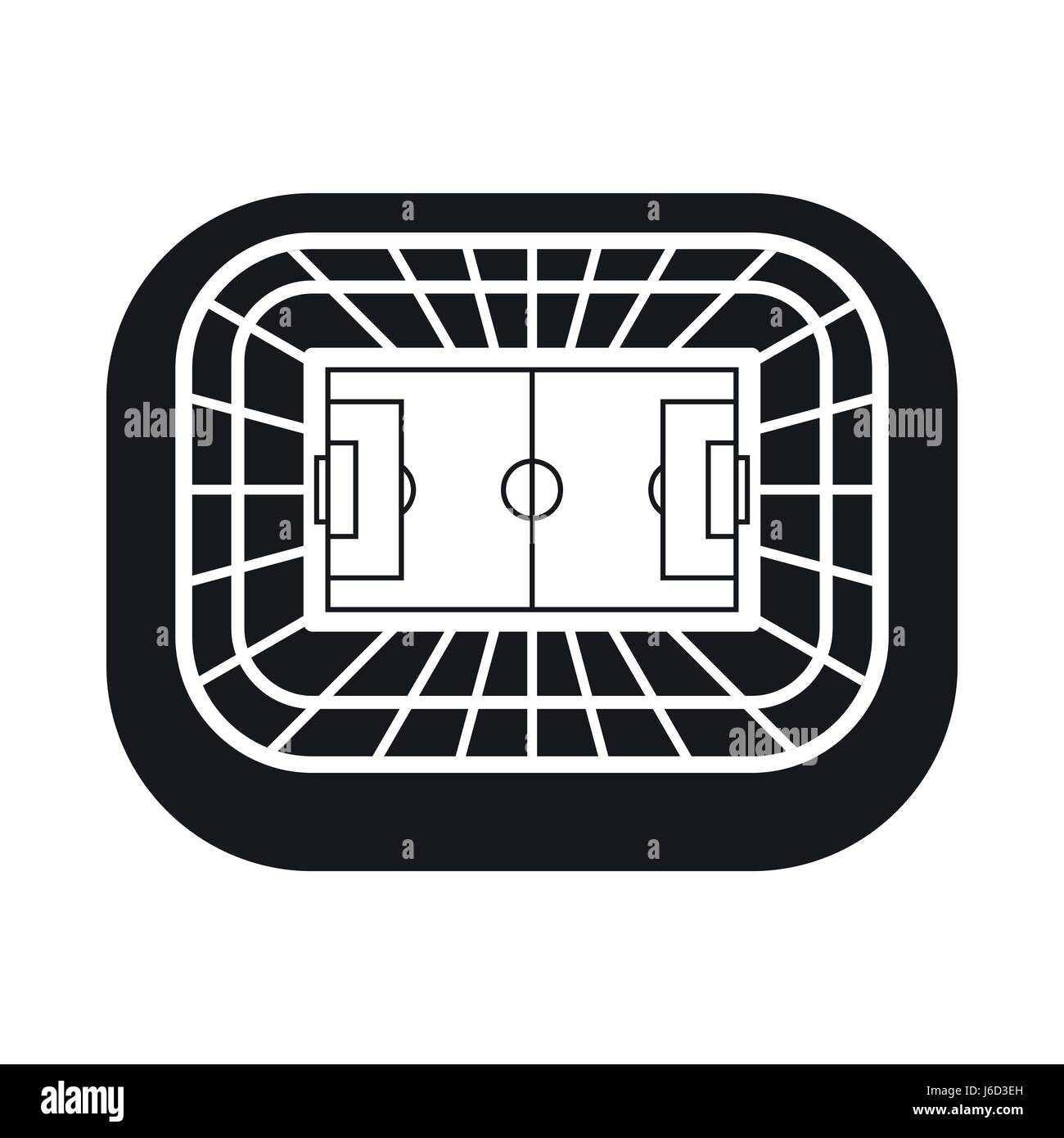Stadium top view icon, simple style Stock Vector Image & Art - Alamy