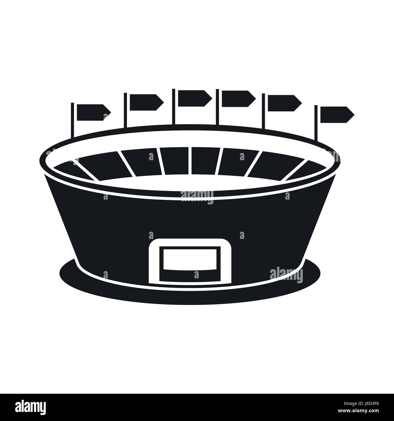 Stadium icon in simple style Stock Vector Image & Art - Alamy