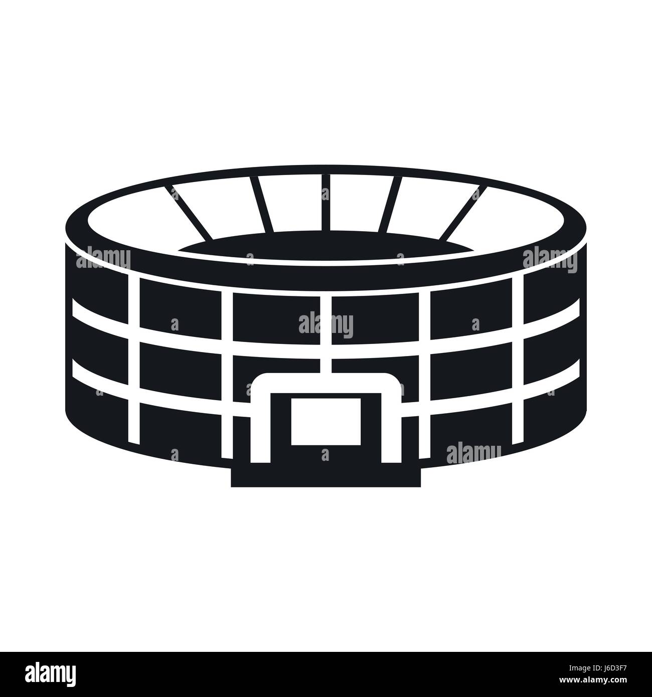 Stadium icon in simple style Stock Vector Image & Art - Alamy