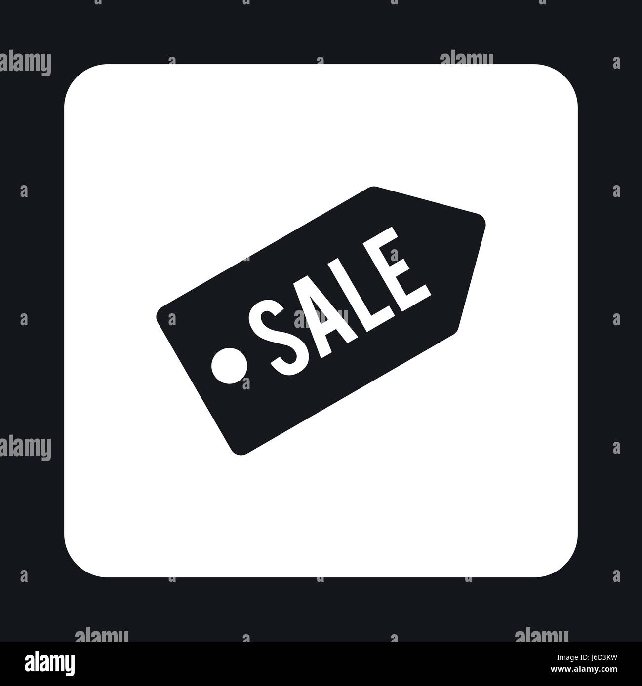 Sale tag icon, simple style Stock Vector Image & Art - Alamy