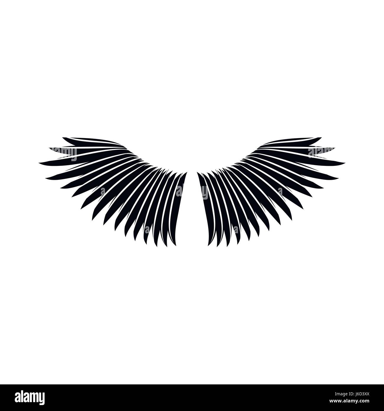 Bird wings icon, simple style Stock Vector Image & Art - Alamy