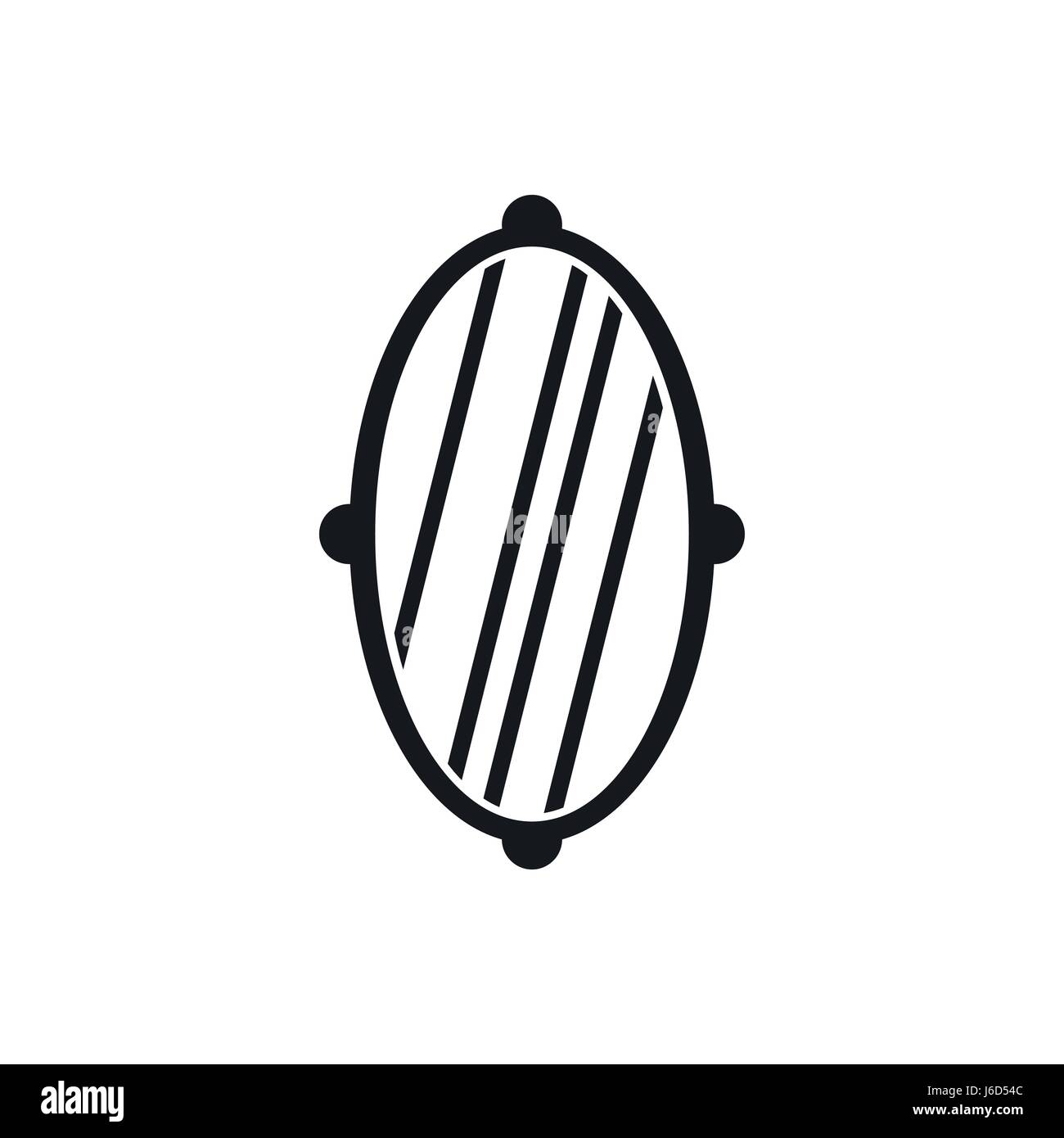 Oval mirror frame icon, simple style Stock Vector Image & Art - Alamy