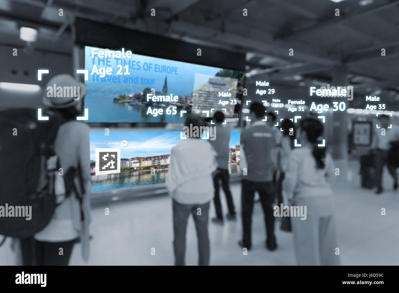 Intelligent Digital Signage , Augmented reality marketing and face ...