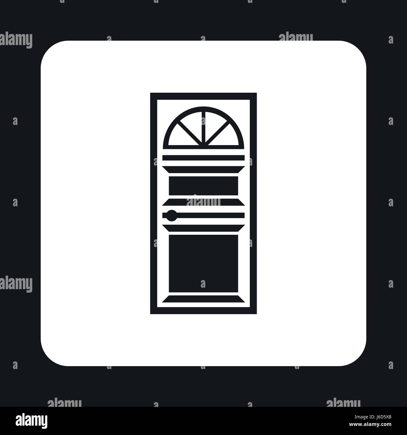 New iron door Stock Vector Images - Alamy