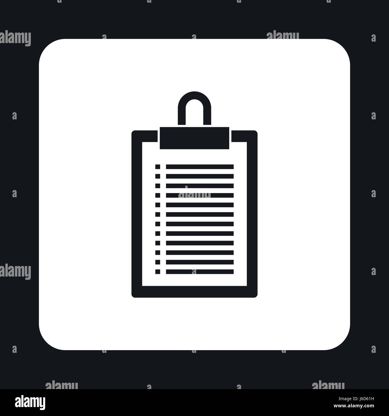 Document plan icon, simple style Stock Vector Image & Art - Alamy