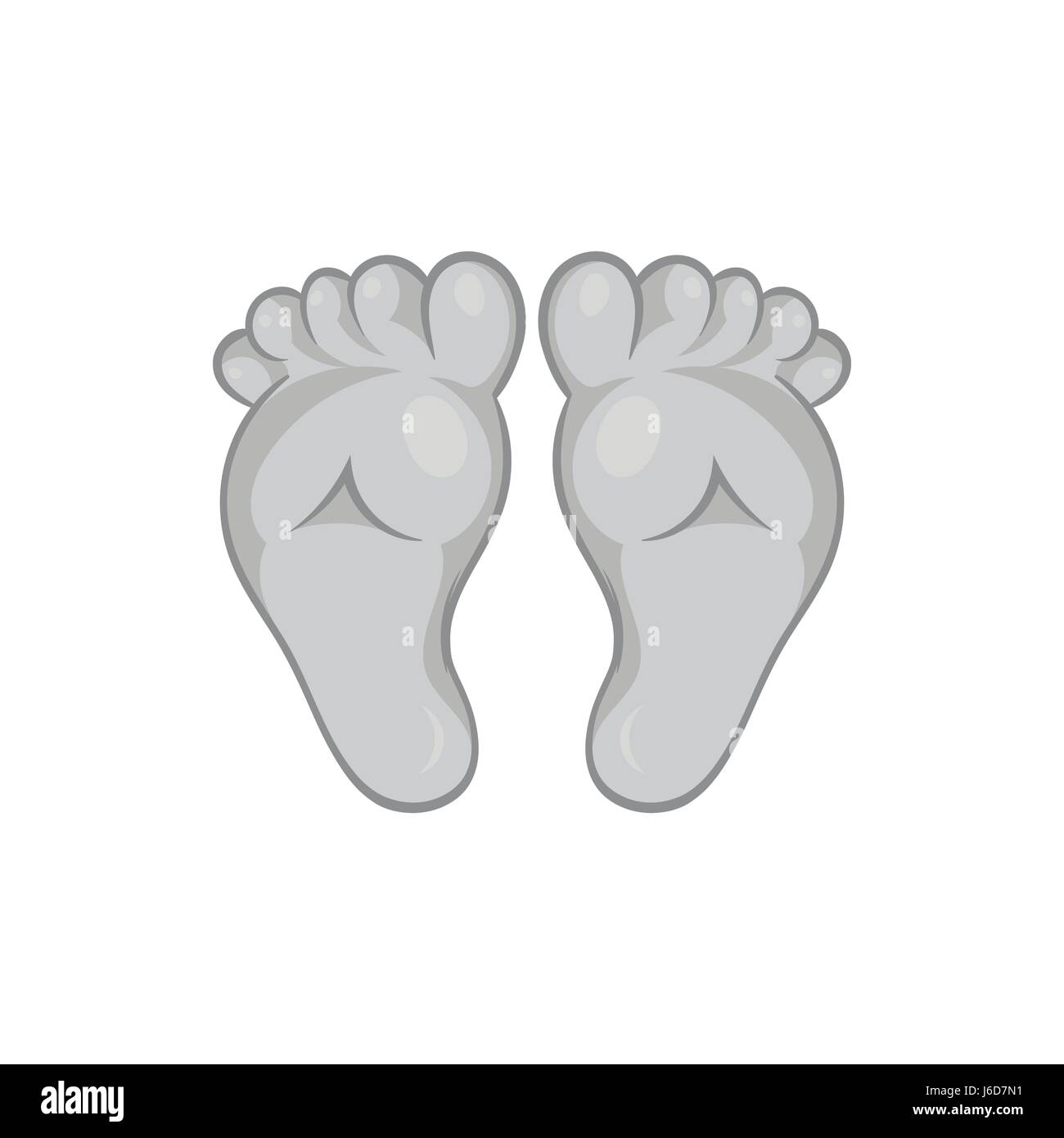Babys legs icon, black monochrome style Stock Vector Image & Art - Alamy