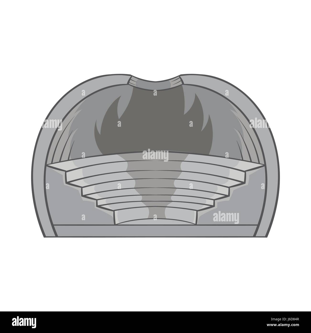 Indoor stadium icon, black monochrome style Stock Vector Image & Art ...