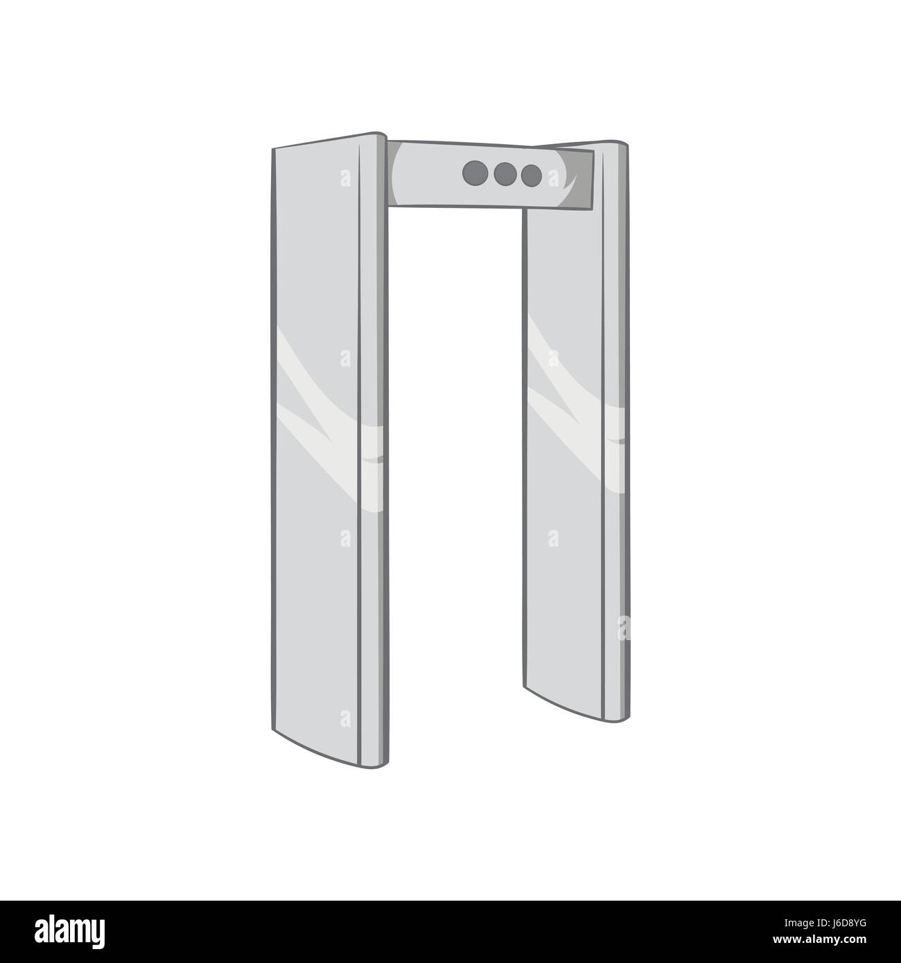 Metal detector icon cartoon style Stock Vector Images - Alamy