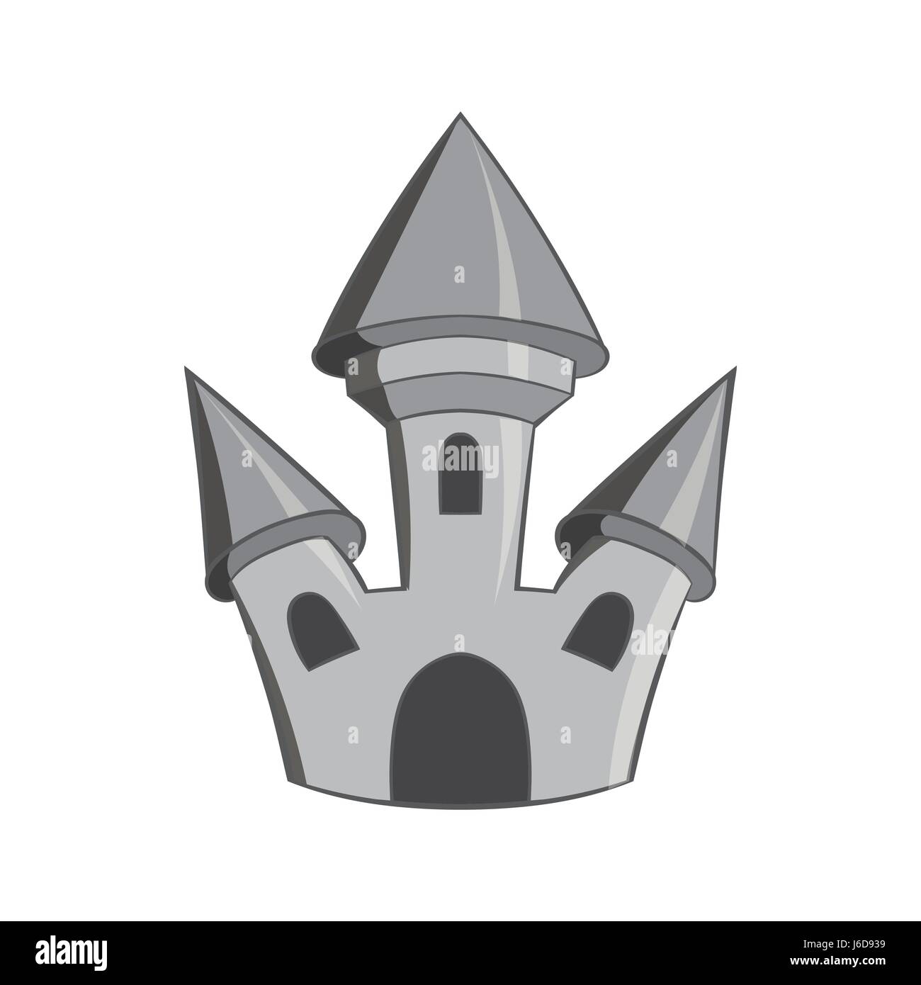 Toy castle icon, black monochrome style Stock Vector Image & Art - Alamy