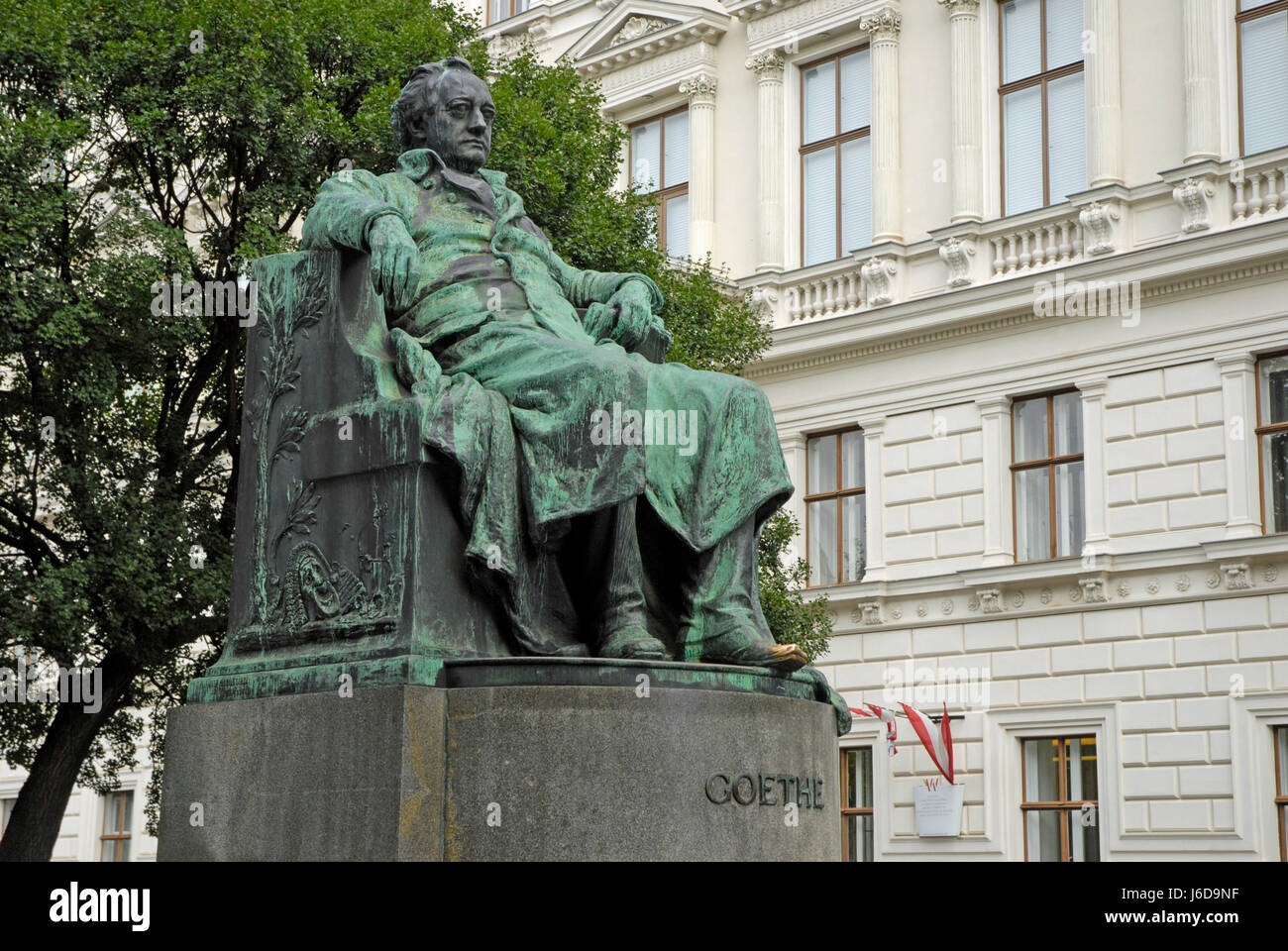 monument vienna austrians poet writer author house building monument ...