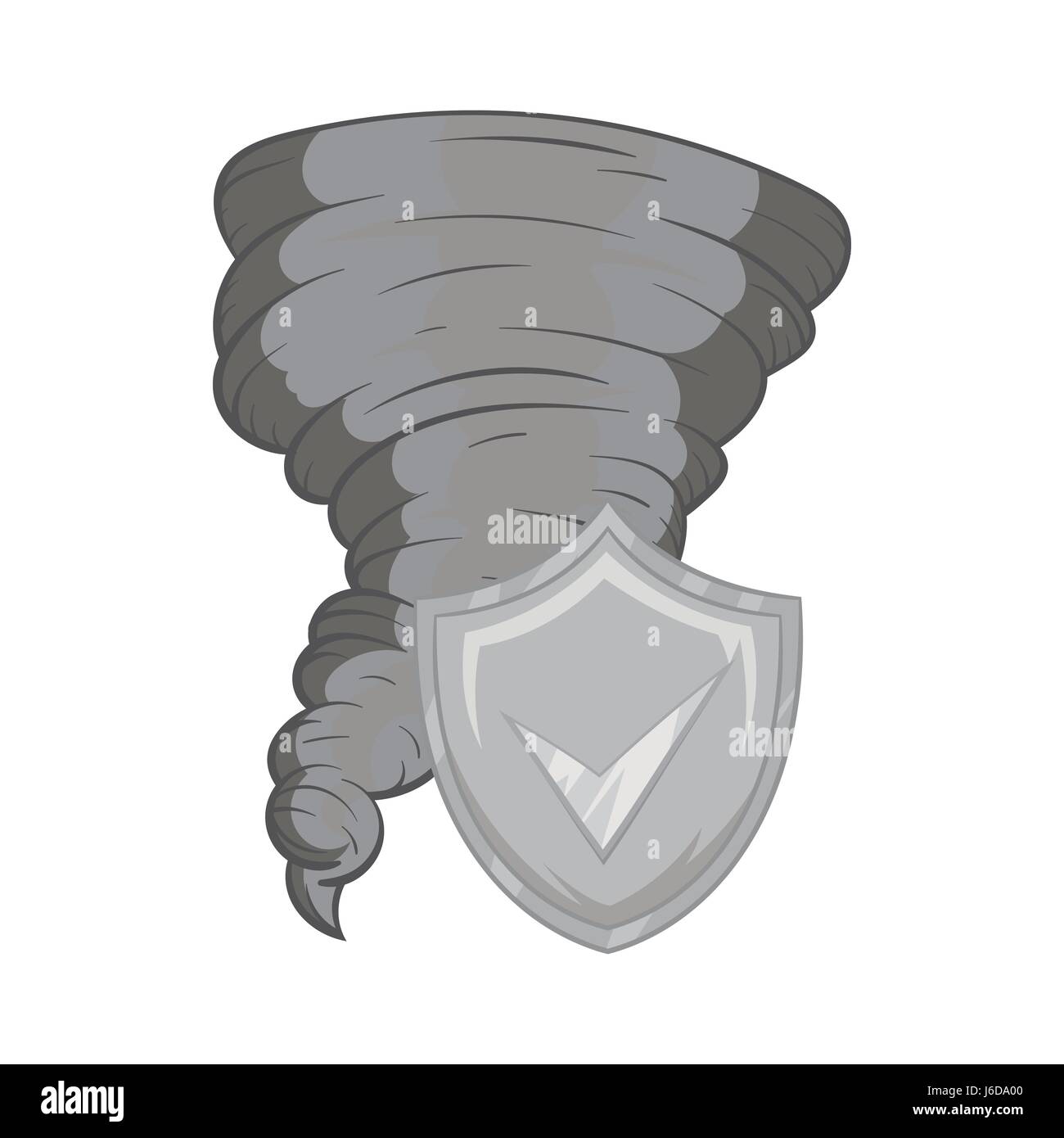 Hurricane insurance icon, black monochrome style Stock Vector Image ...