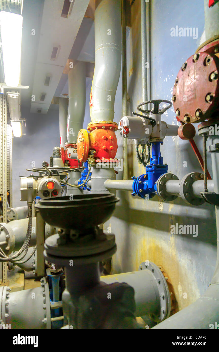 TEL-AVIV, ISRAEL - MAY 18, 2017: A wastewater pumping station, part of ...