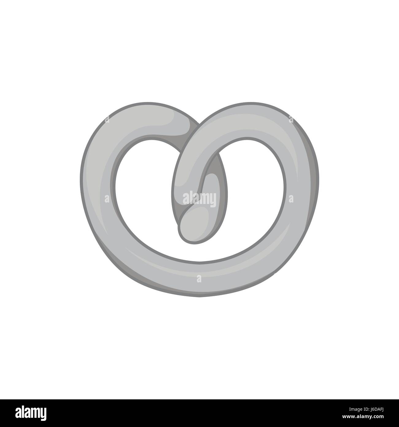 Pretzels icon, black monochrome style Stock Vector Image & Art - Alamy