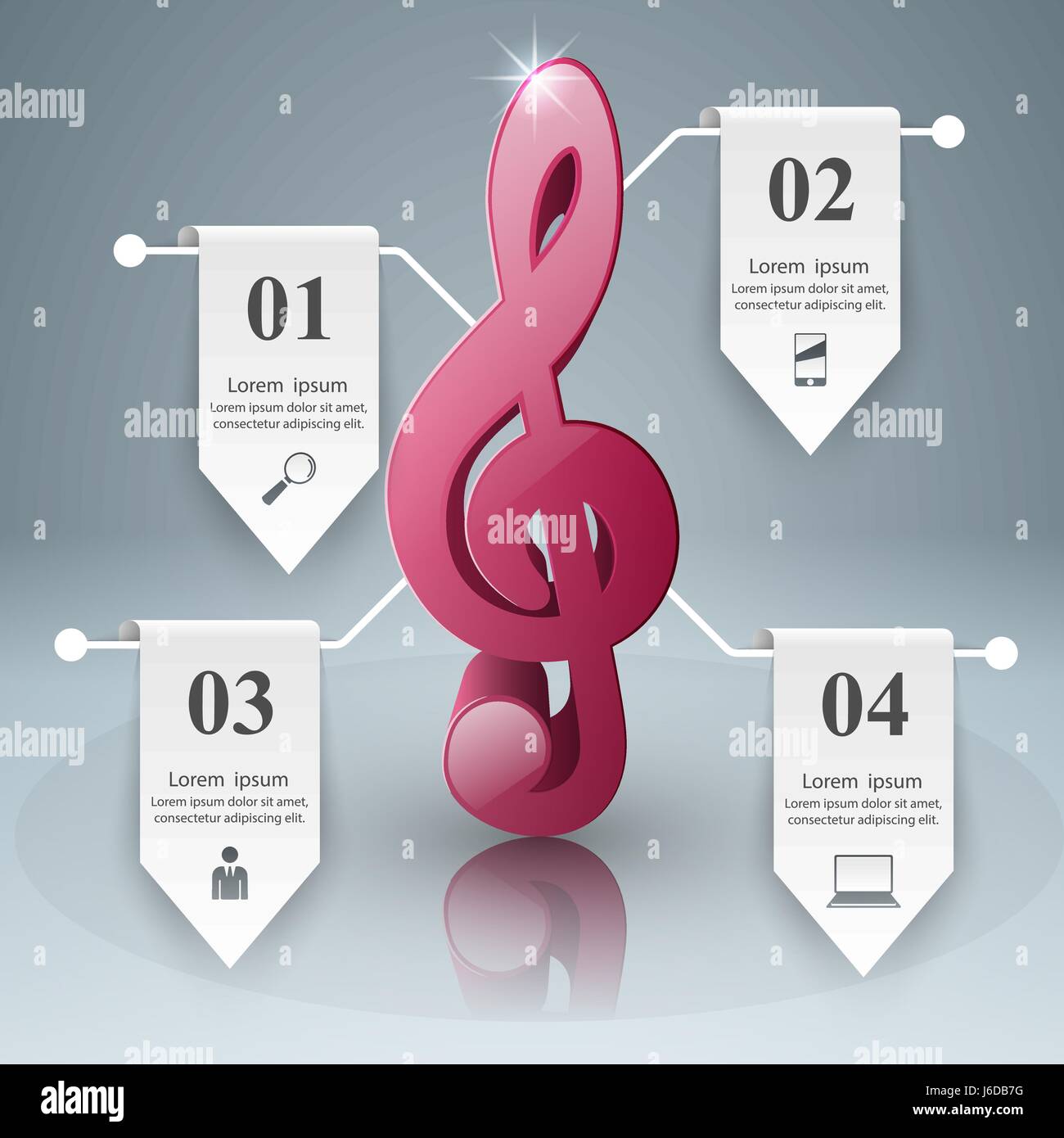 Music education Infographic. Note icon Stock Vector Image & Art - Alamy