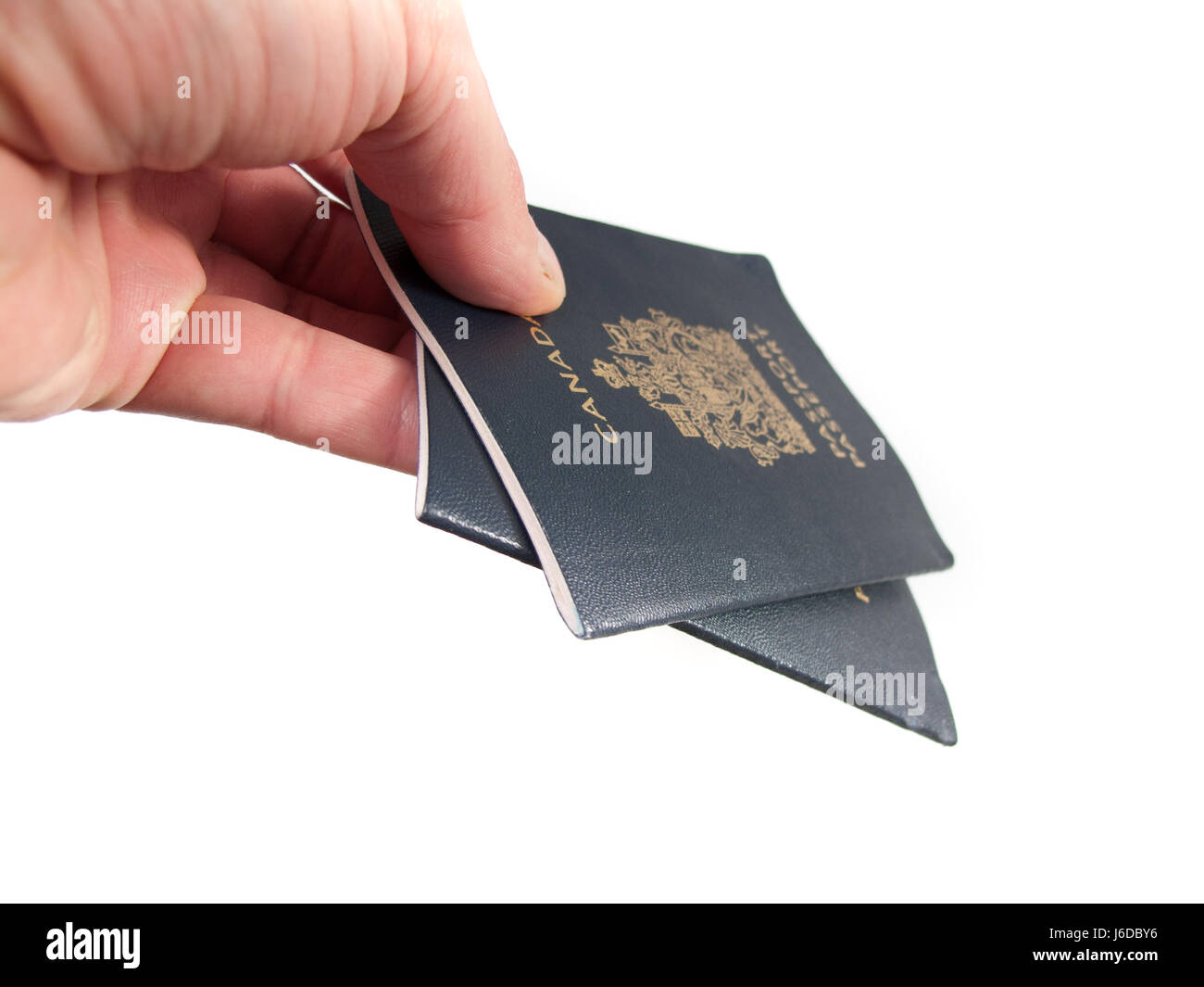 hand isolated passport possession holding hand travel isolated closeup ...