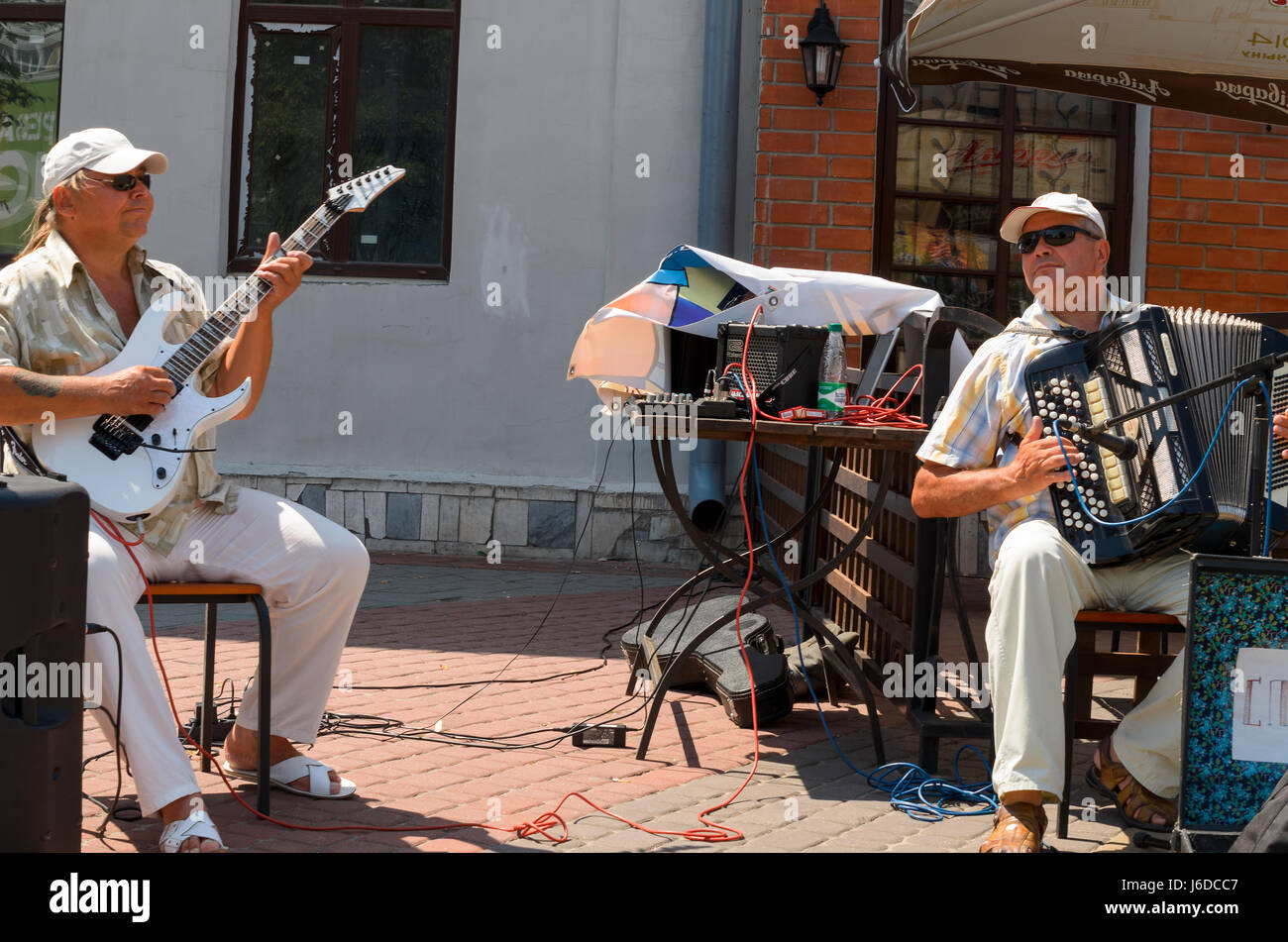 Musician guitarist playing instrument in hi-res stock photography and ...