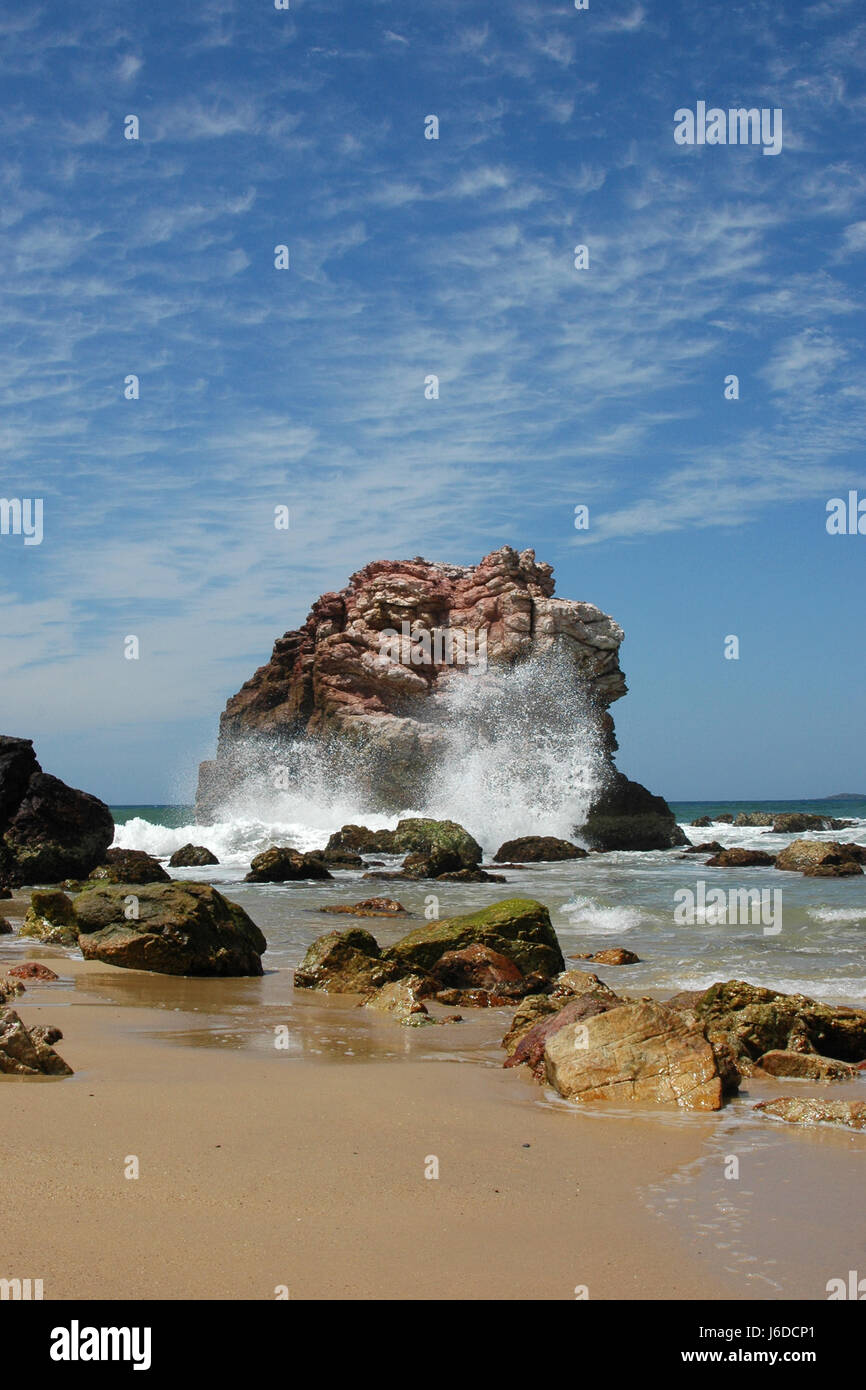 rock and surf Stock Photo - Alamy